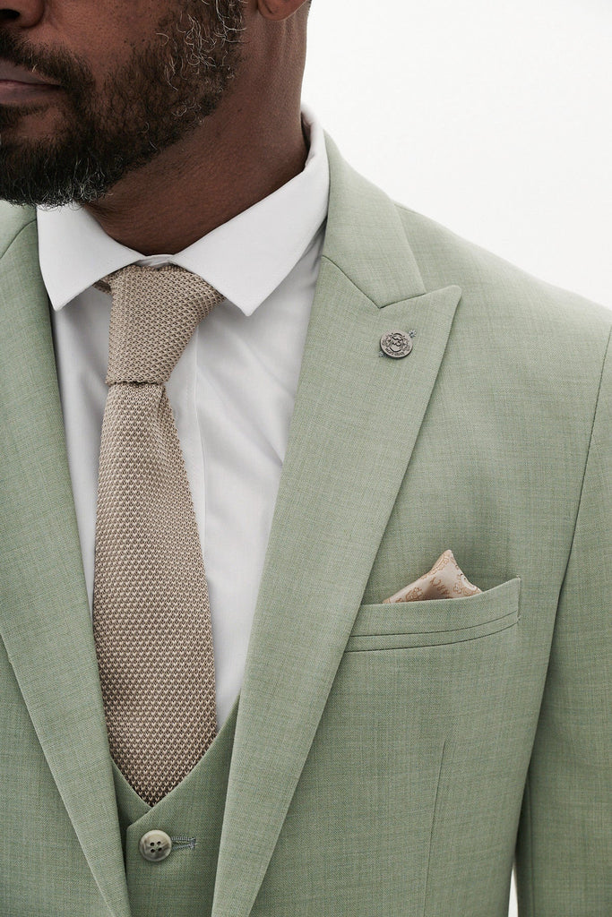 FINLEY - Moss Green Three Piece Suit